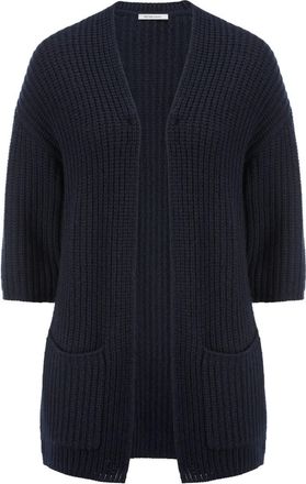 Peter Hahn Strickjacke 3/4-Arm Peter Hahn blau