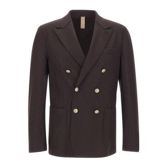 Eleventy Homme, Vestes, Brun, Taille: 2XL Blazer Double-breasted