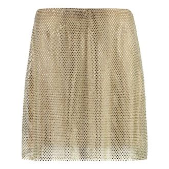 Philosophy di Lorenzo Serafini Rhinestone Mini-Skirt - - Skirts - Damen - Gelb - M