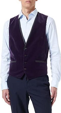 HUGO BOSS Vin231 Waistcoat, Violet fonc&eacute; 509, 50 Homme