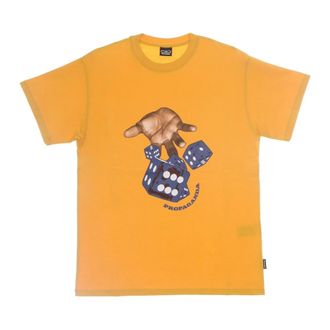 PROPAGANDA Homme, Tops, Jaune, Taille: XL Dice Tee Jaune T-shirt &agrave; manches courtes