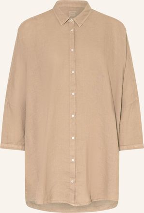 120% Lino 120%Lino Hemdbluse Aus Leinen Mit 3/4-Arm beige