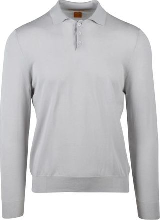 Hindustrie Homme, Tops, Gris, Taille: L Polo en maille