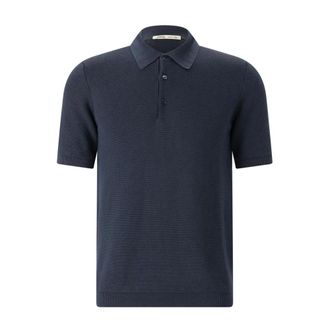 Maurizio Baldassari Homme, Tops, Bleu, Taille: M Polo Chemises