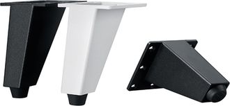 Generic 4er-Set M&ouml;belf&uuml;&szlig;e Aus Aluminiumlegierung, Inklusive Schrauben Und Verstellbaren Nivellierf&uuml;&szlig;en, F&uuml;r Schr&auml;nke, B&auml;nke Und Hocker Ersatzf&uuml;&szlig;e F&uuml;r Sofas(Sc