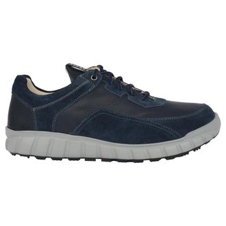 Ganter Bequemer Sneaker mit Weite und herausnehmbarem Fu&szlig;bett - - Shoes - Herren - Blau - 42 EU