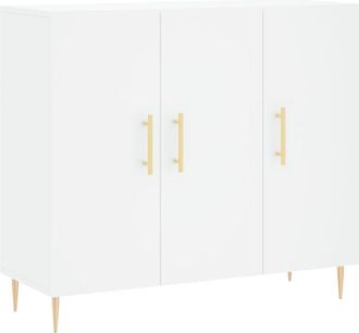 vidaXL Sideboard Wei&szlig; 90x34x80 cm Holzwerkstoff - Vidaxl