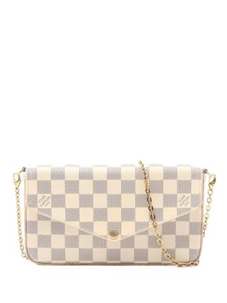 Louis Vuitton mini sac &agrave; motif monogramm&eacute; et bride en cha&icirc;ne - Tons neutres