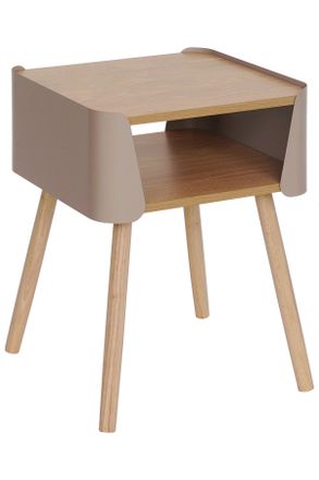 Xora Nachtschrank, Natur, Beige, Holz, Metall, Holzwerkstoff, Kiefer, massiv, 40x54.5x39 cm, Schlafzimmer, Nachttische