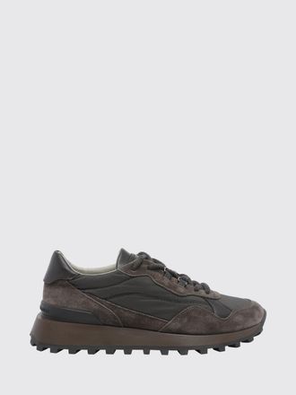 Brunello Cucinelli Baskets basses en daim et nylon avec Monili