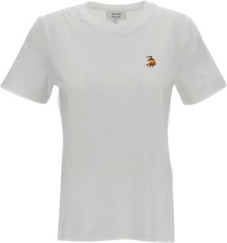 Maison Kitsun&eacute; Femme, Tops, Blanc, Taille: 42 FR Dreaming Fox T-shirt