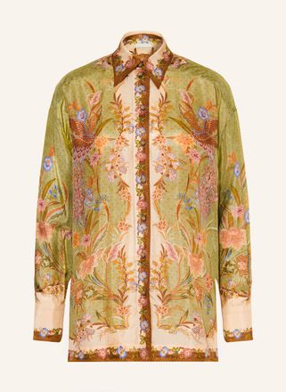 Zimmermann Hemdbluse Indra Aus Seide gruen