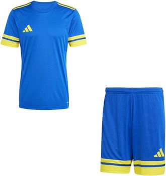 adidas Herren Set Trikot + Hose Squadra 25 Team Royal Blue/Yellow XXL