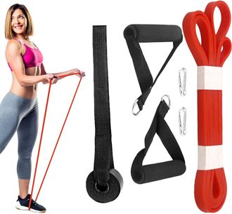 Generico Fitnessbänder für Klimmzüge, Latex-Widerstandsbänder für Training und Dehnung, elastisches Krafttraining für Muskeln, Fitnessstudio zu Hause, Körperde