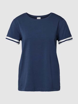 Mey Pyjama-Oberteil mit Kontrastbesatz