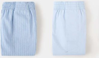 Mango Lot 2 boxers motifs diff&eacute;rents bleu ciel - Homme - XL - MANGO MAN