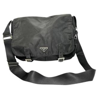 Prada Pre-owned Tessuto Messenger Bag - - Pre-owned - Damen - Schwarzk - ONE SIZE