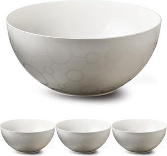 Gi&ograve;Style Salatsch&uuml;ssel M ForMe wei&szlig; (Packung mit 4)
