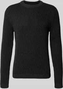 Jack & Jones Slim Fit Strickpullover aus Baumwoll-Mix Modell DOVER