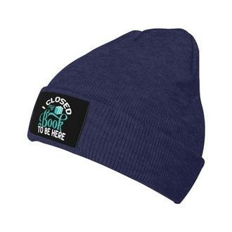 Generic L&eacute;ger Bonnet dhiver Tricot&eacute;, JAi ferm&eacute; Mon Livre pour &ecirc;tre Ici, Coupe-Vent Chapeau Tricot&eacute;, Bonnet Hiver Chaud Tricot pour Sports, Cyclisme, Adultes