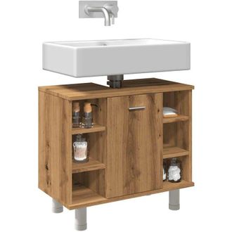 vidaXL Badschrank Artisan-Eiche 60x32x53,5 cm Holzwerkstoff Vidaxl