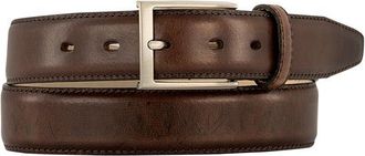 Lindenmann Herren Gürtel braun Glattleder