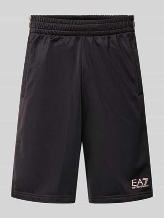 Emporio Armani Shorts mit Logo und Eingrifftaschen