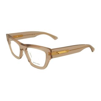 Bottega Veneta Femme, Accessoires, Brun, Taille: 51 MM Lunettes Cat Eye avec Détails Dorés