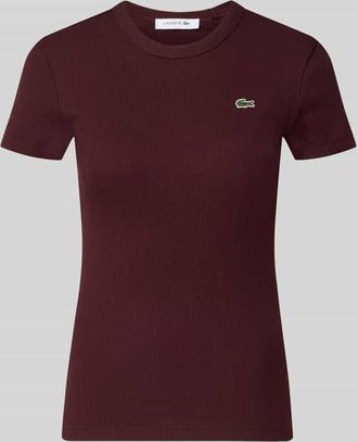 Lacoste Slim Fit T-Shirt aus reiner Baumwolle Modell TF5538