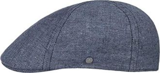 Lierys Casquette Haverhill Duck Homme - Made in The EU Gavroche avec Visiere, Doublure, Doublure Ete Printemps-ete - S (54-55 cm) Bleu