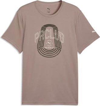 Puma T-shirt &agrave; motif Run Club Homme, V&ecirc;tements, Beige, XXL