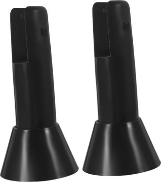 PartyKindom 2 Stück Verstellbare Badezimmer Trennwand Füße aus Robustem Kunststoff Stabile Halterung für Toiletten Partitionen für Verschiedene Bodenarten Moderne