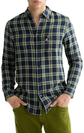 Scotch & Soda Herren Regular-Fit Shirt Hemd, Sky Captain Check, XL