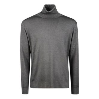 Altea Rollkragenpullover mit regul&auml;rer Passform - - Knitwear - Herren - Grau - XL