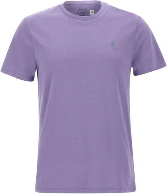 Polo Ralph Lauren T-shirt en jersey Custom Slim Fit - Homme - Tops - Violet - Taille: M