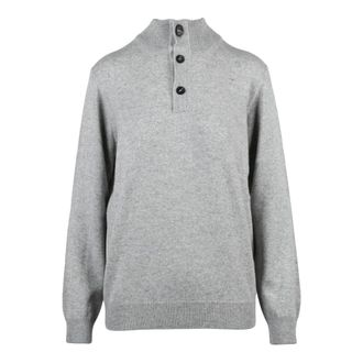 KANGRA Pullover mit Kn&ouml;pfen - - Knitwear - Herren - Grau - XL
