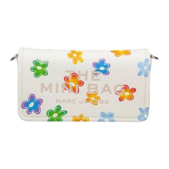 Marc Jacobs Blumige Mini Tasche aus wei&szlig;em Leder - - Bags - Damen - Wei&szlig; - ONE SIZE