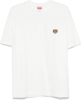 Kenzo Gots Kenzo Happy Tiger Embroidered Classic Tshirt Ff55ts5274sg