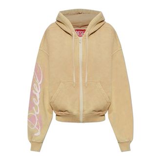 Diesel Damen, Sweatshirts & Hoodies, Beige, XSGr&ouml;&szlig;e