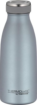 Thermocafé by Thermos TC BOTTLE ice blue mat 0,35l, Isolierflasche aus Edelstahl, kohlensäurefest, 12h heiß 24h kalt, Auslaufsicher, für Schule, Unterwegs & Büro