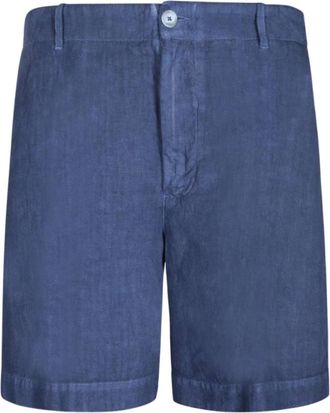 120% Lino Homme, Shorts, Bleu, Taille: 2XL Shorts d&eacute;contract&eacute;s