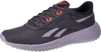 Reebok Homme Lite 4 Sneaker, Grey/Grey/Pump Orange, 40.5 EU