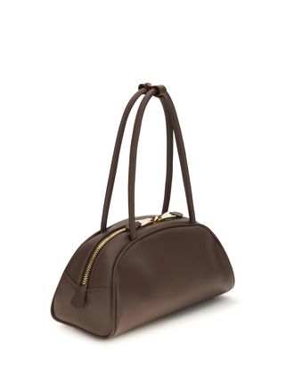 Miu Miu Womens Shoulder Bag Beau Calf Leather Briar Brown