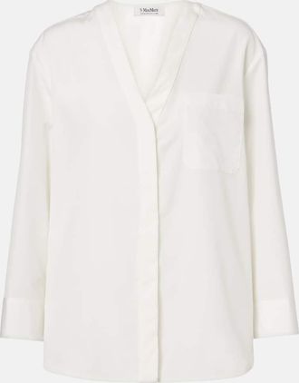 Max Mara Hemd Chicca aus Baumwollpopeline