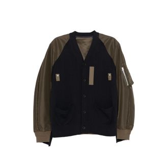 sacai Buttoned Panelled Jacket