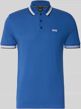 HUGO BOSS Regular Fit Poloshirt mit Label-Stitching Modell Paddy