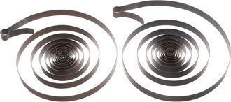 Garneck 2 St&uuml;ck Teiliges Mechanisches Uhrfeder Ersatzteil aus Verschlei&szlig;festem Stahl Langlebige Aufzugsfeder f&uuml;r Wecker und Antike Uhren Kompatibel f&uuml;r Uhrwer