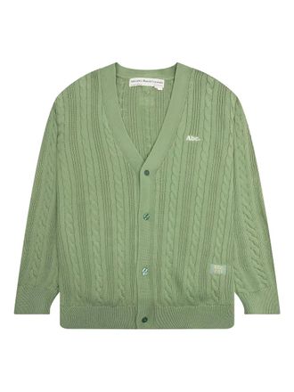 Advisory Board Crystals cardigan en maille torsadée - Vert