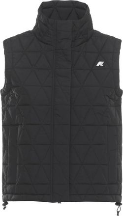 K-Way Femme, Vestes, Noir, Taille: 38 FR Quilted Sleeveless Jacket