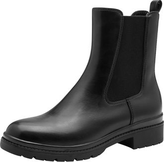 Tamaris Damen Stiefel Vegan schwarz 38